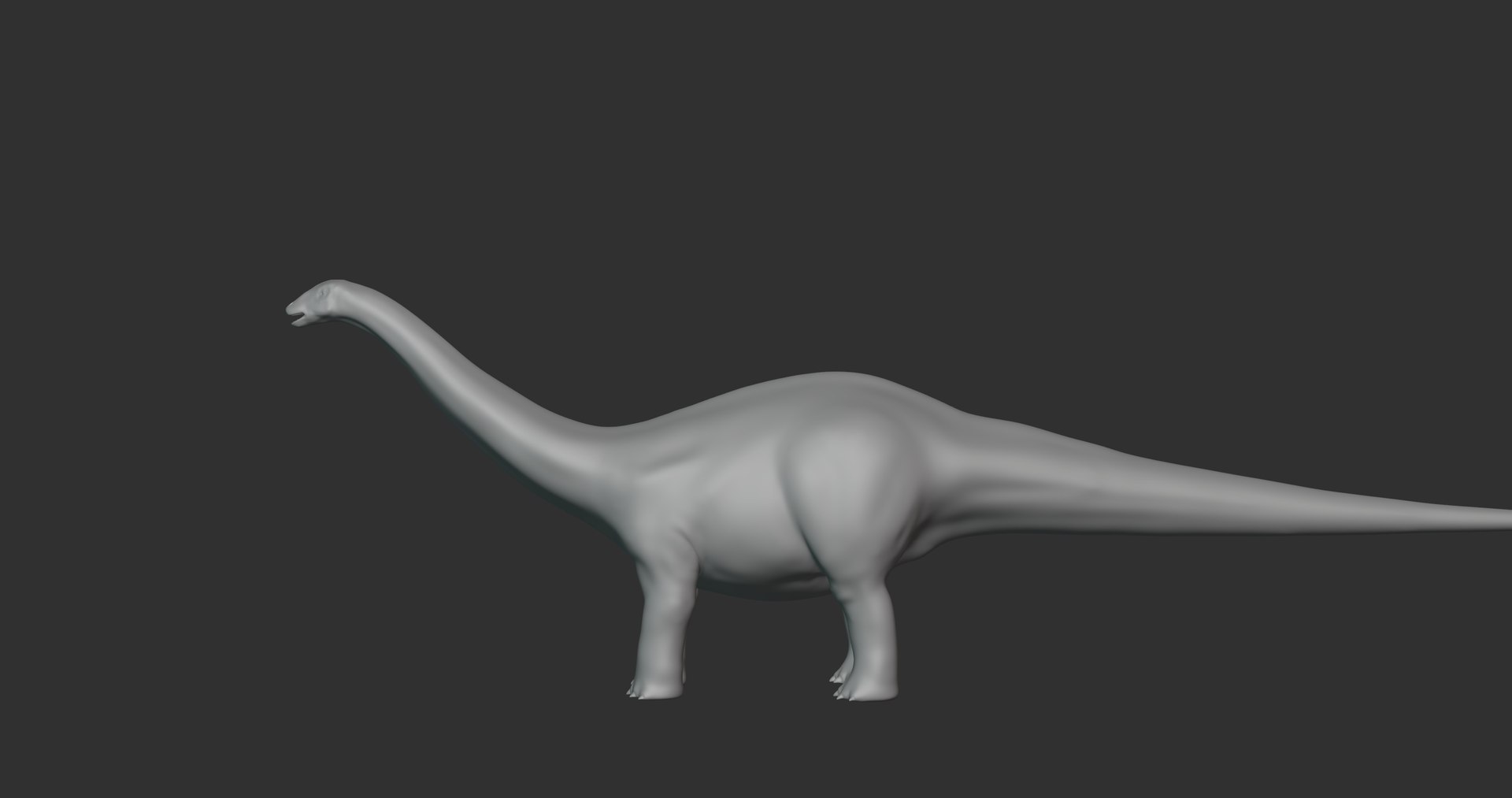 3D model Brontosaurus Basemesh Low Poly - TurboSquid 2107959