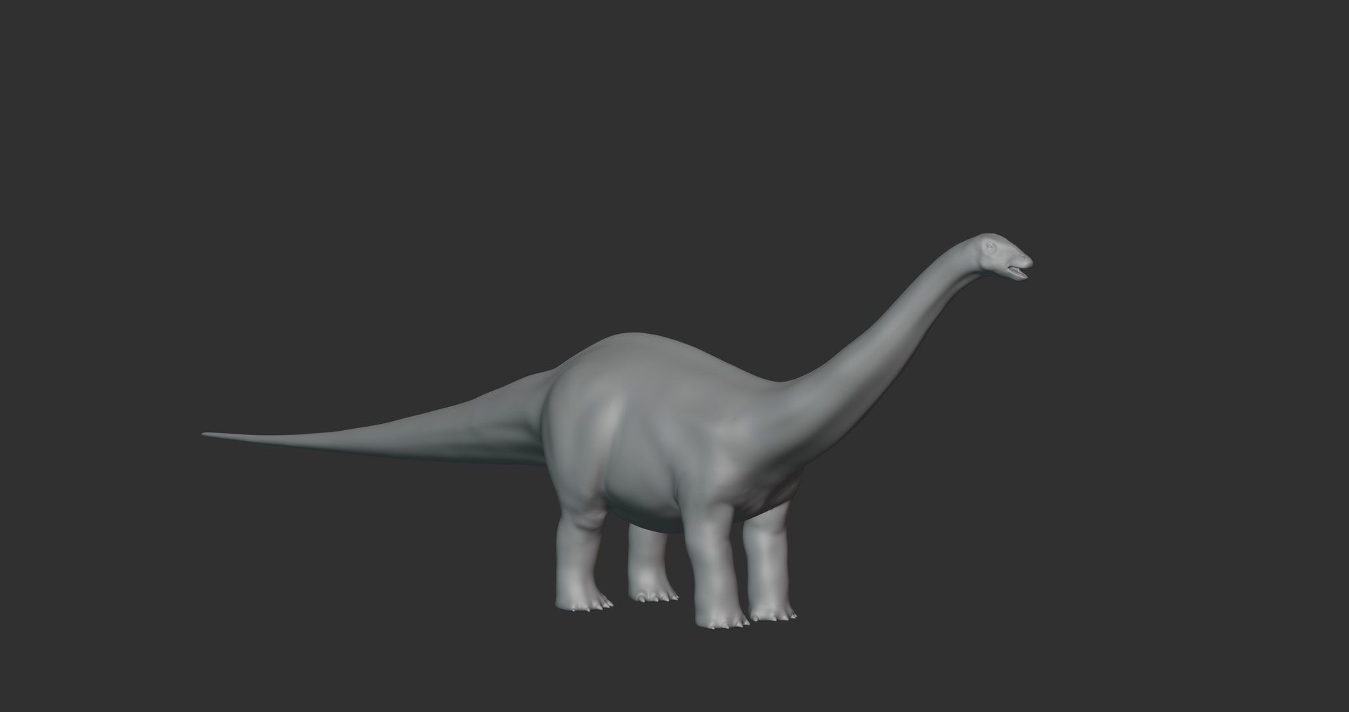 3D model Brontosaurus Basemesh Low Poly - TurboSquid 2107959
