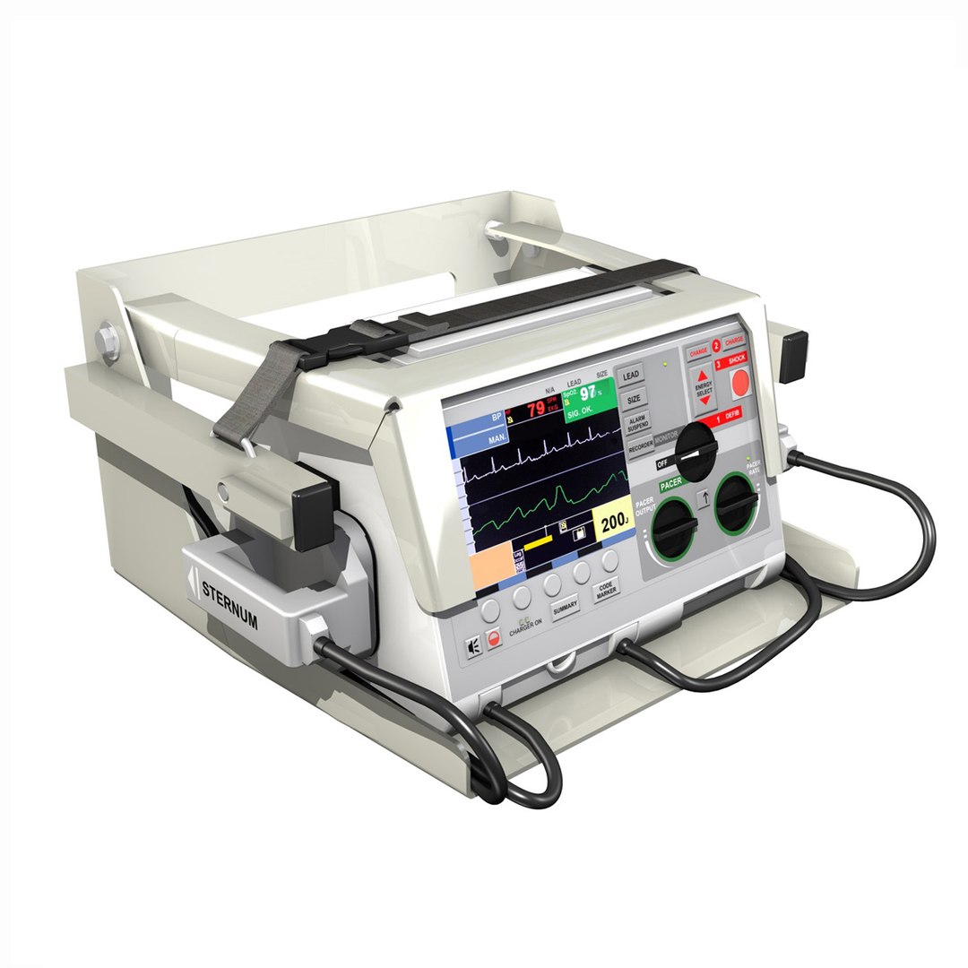 Manual Defibrillator 3ds