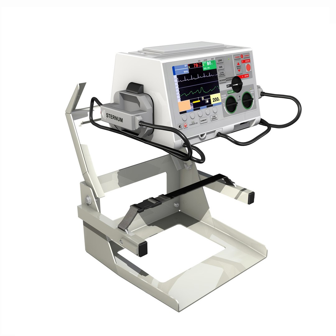 Manual Defibrillator 3ds