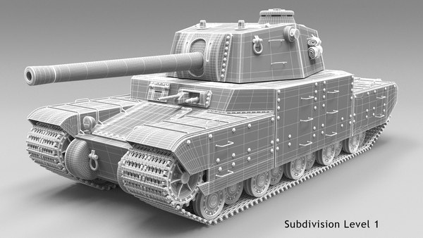 Type 2605 super heavy 3D model - TurboSquid 1515428