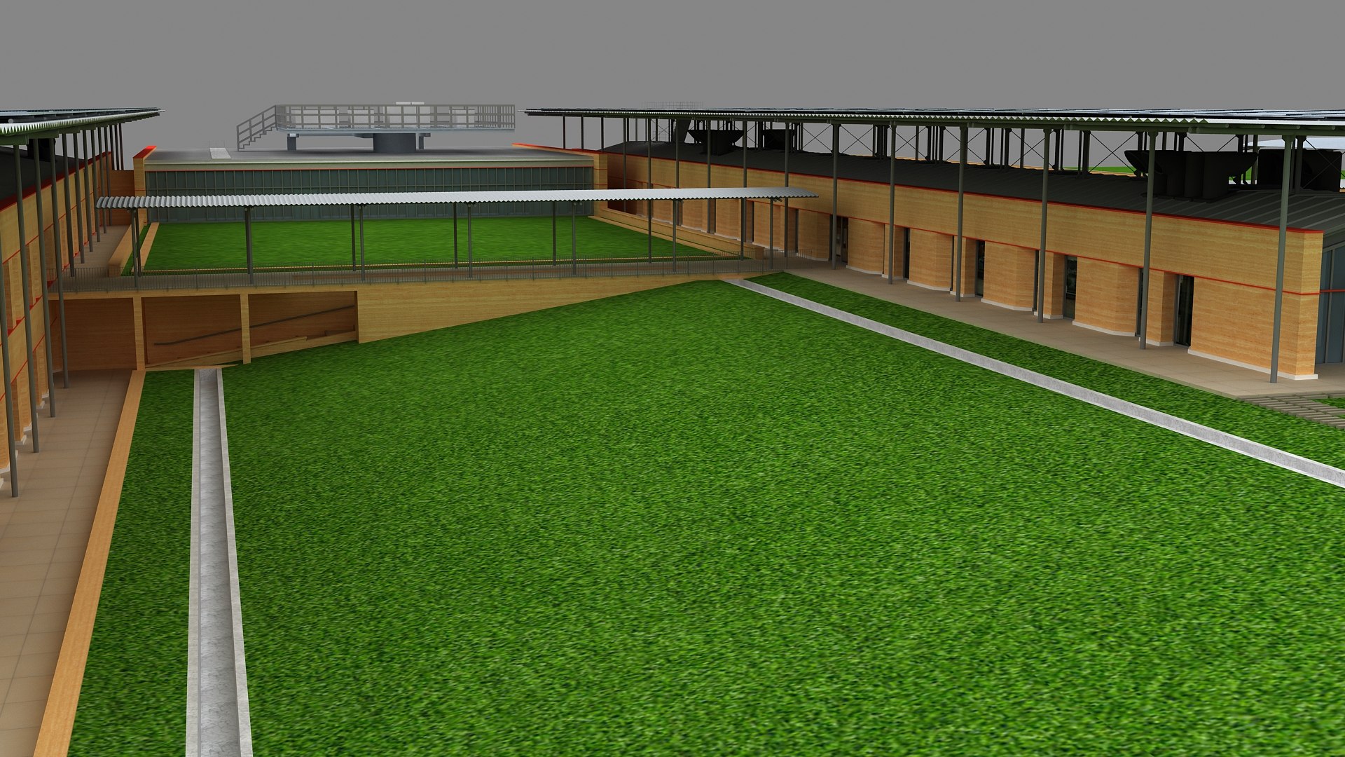 3D Rural Hospital Building model - TurboSquid 1819030