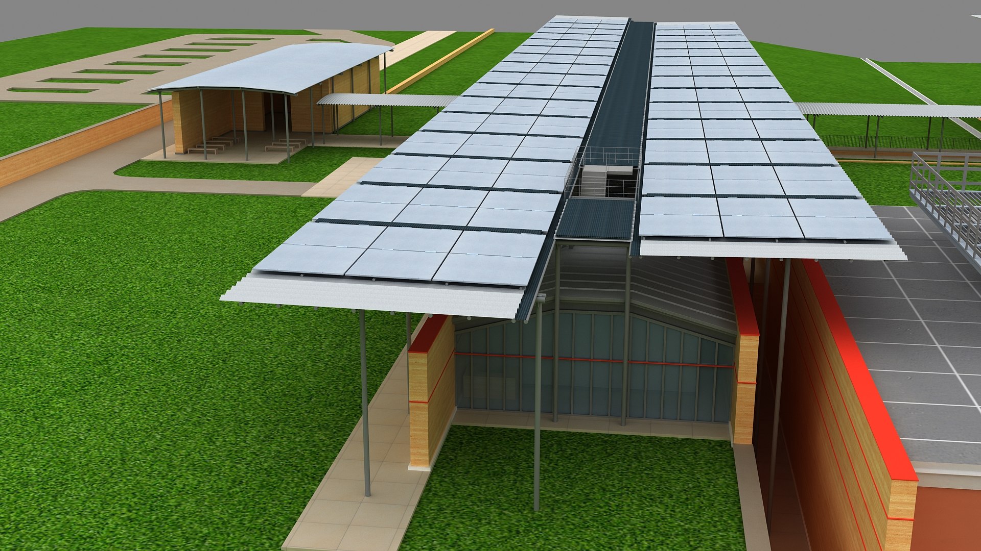 3D Rural Hospital Building model - TurboSquid 1819030