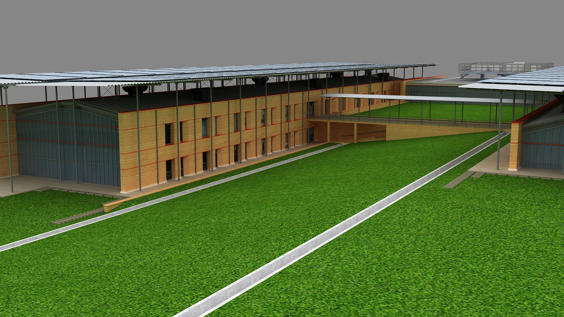 3D Rural Hospital Building model - TurboSquid 1819030