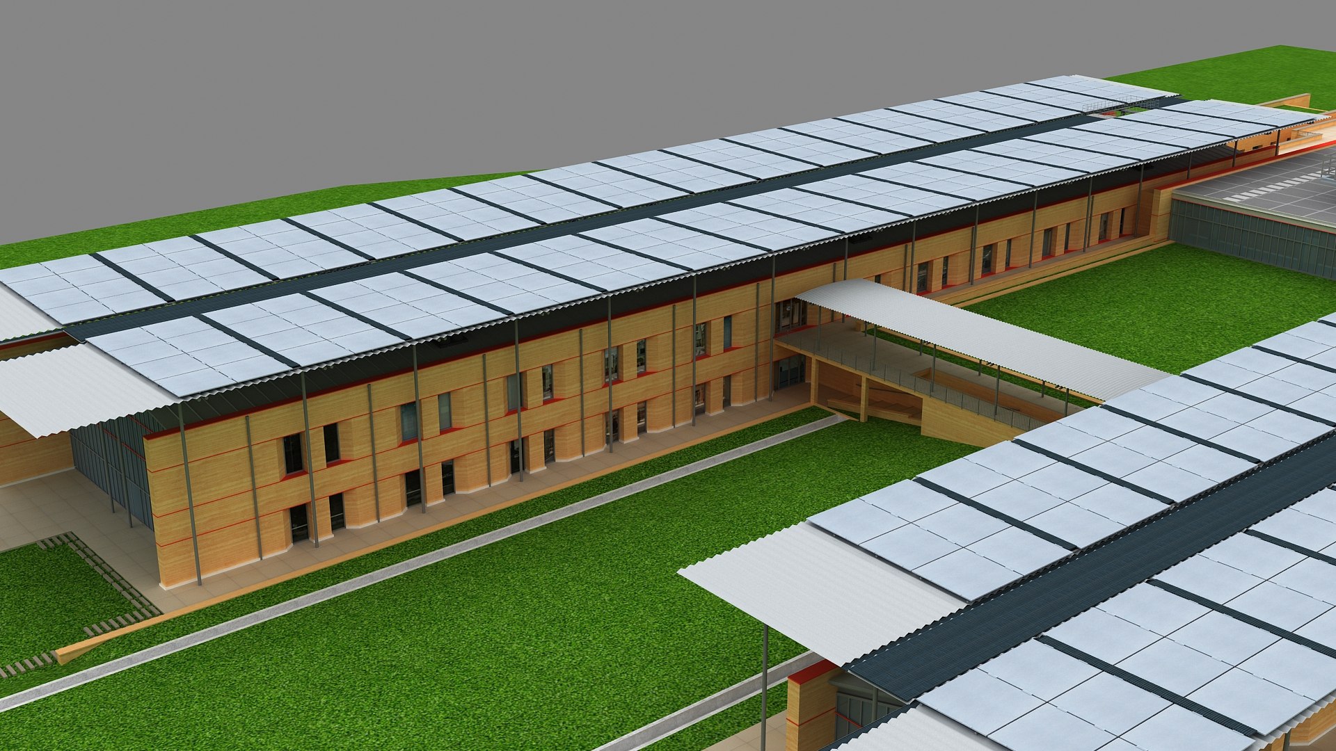 3D Rural Hospital Building model - TurboSquid 1819030