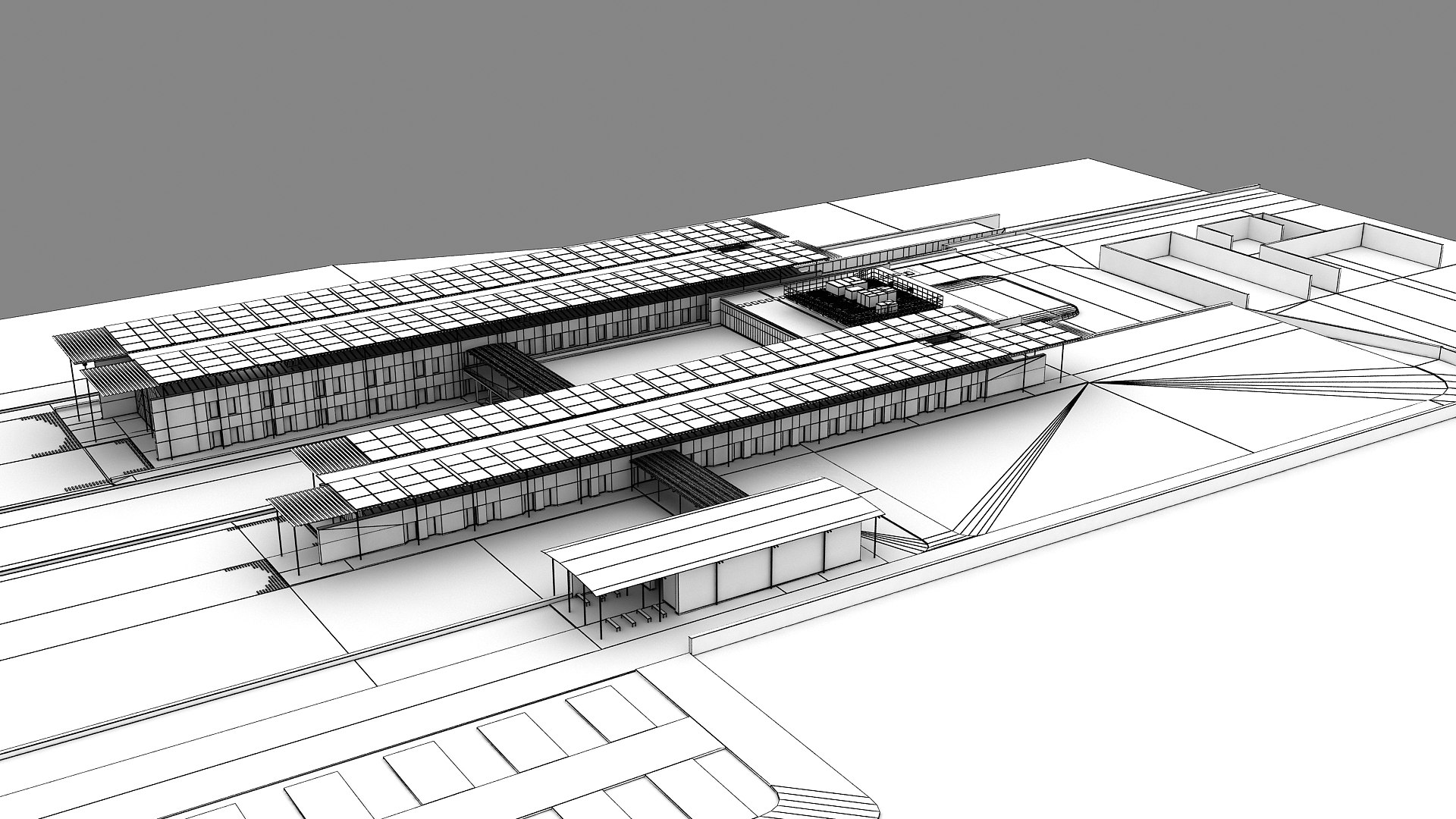 3D Rural Hospital Building model - TurboSquid 1819030