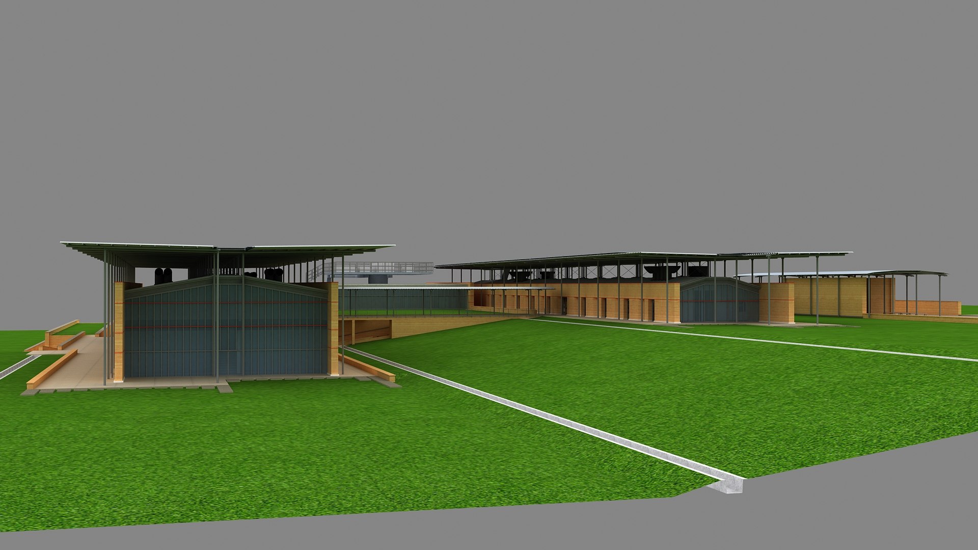 3D Rural Hospital Building model - TurboSquid 1819030