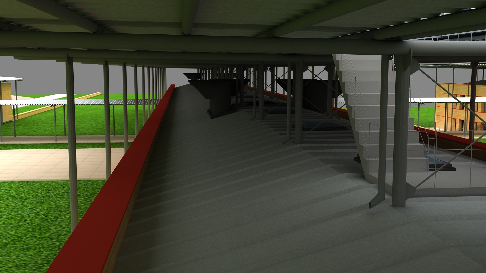 3D Rural Hospital Building model - TurboSquid 1819030