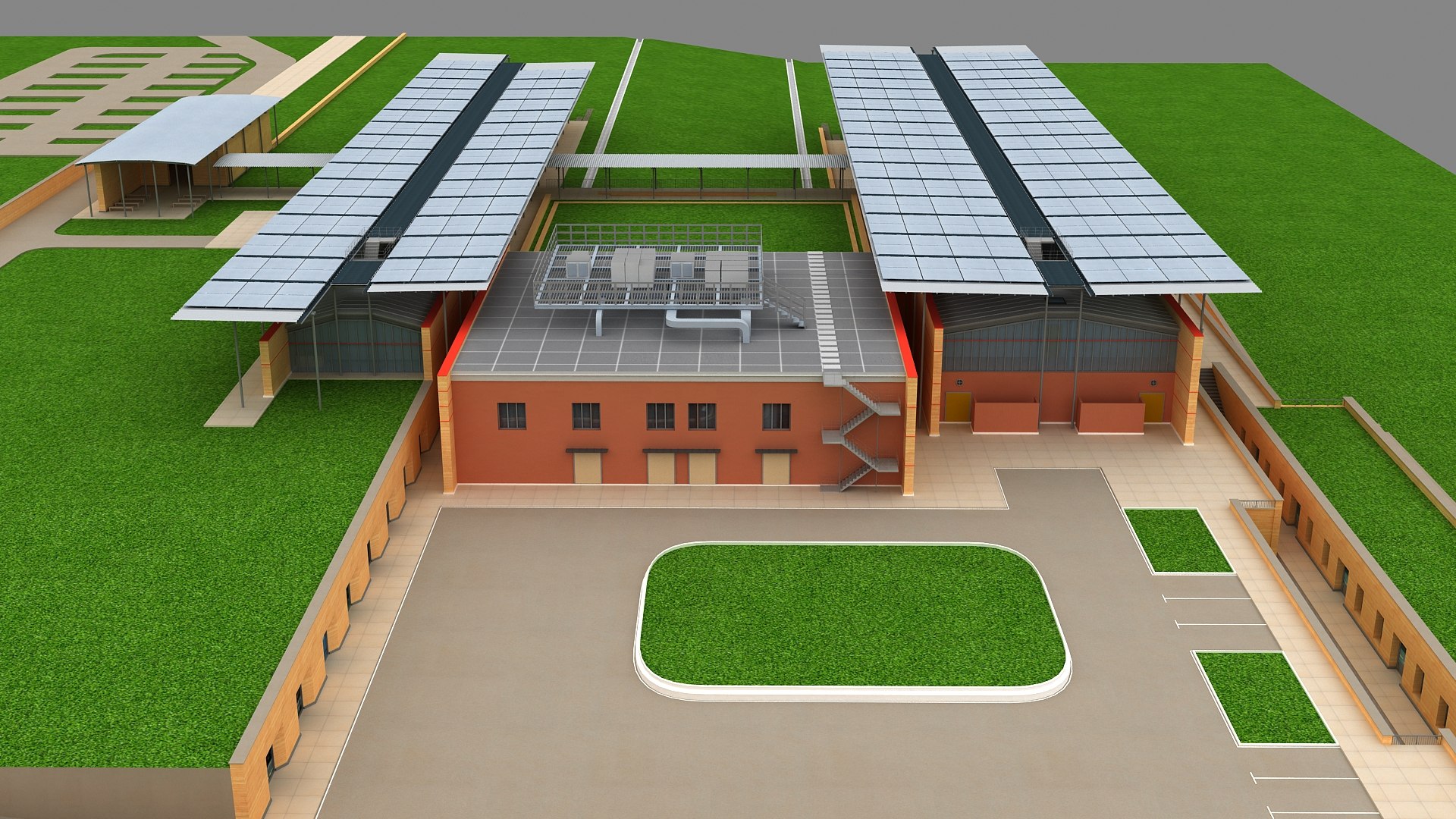 3D Rural Hospital Building Model - TurboSquid 1819030