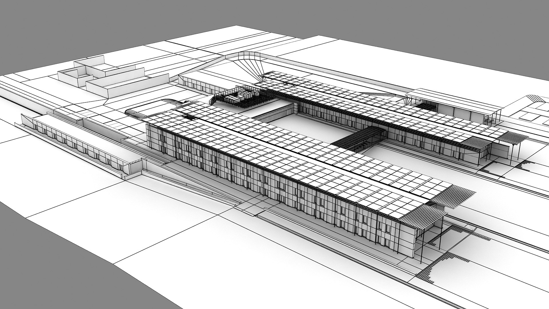 3D Rural Hospital Building model - TurboSquid 1819030