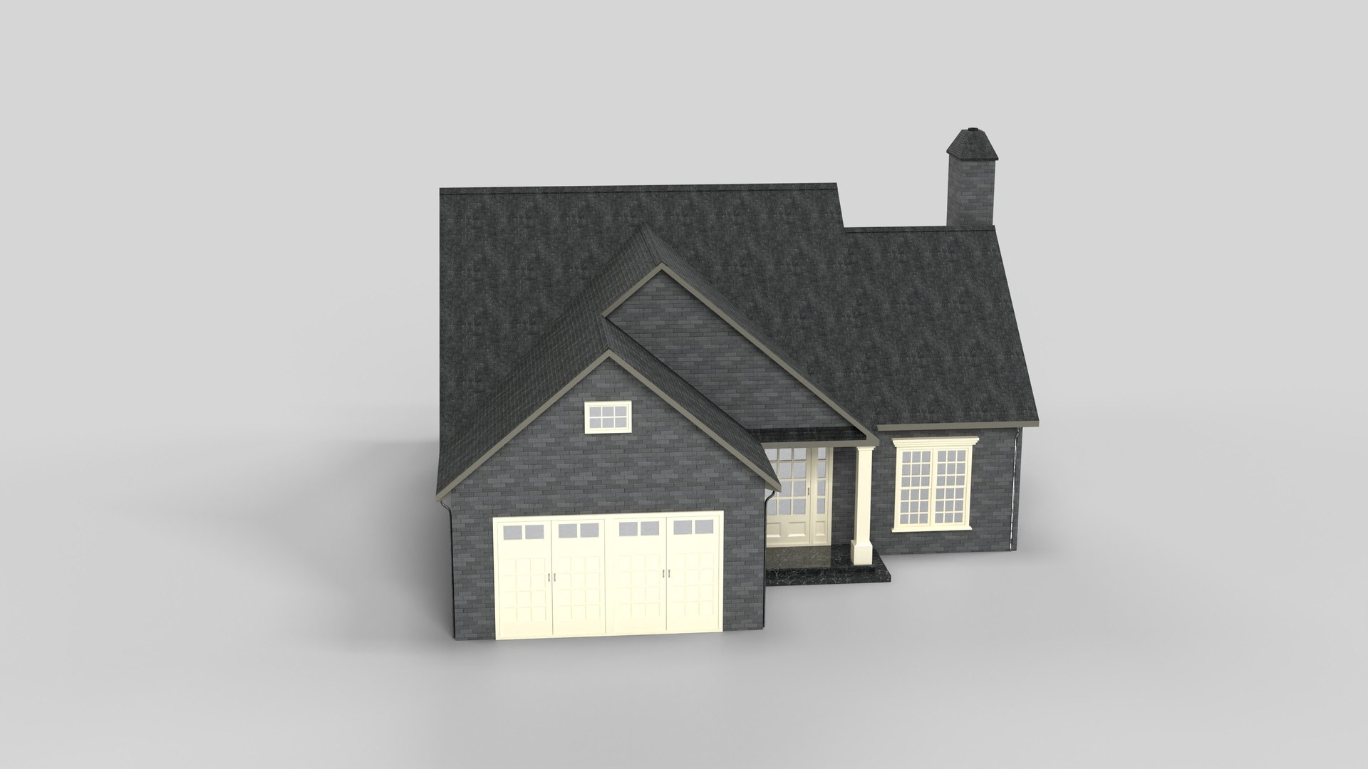 3D Model Neighborhood Houses Collection 10 Pack T1 - TurboSquid 2215195