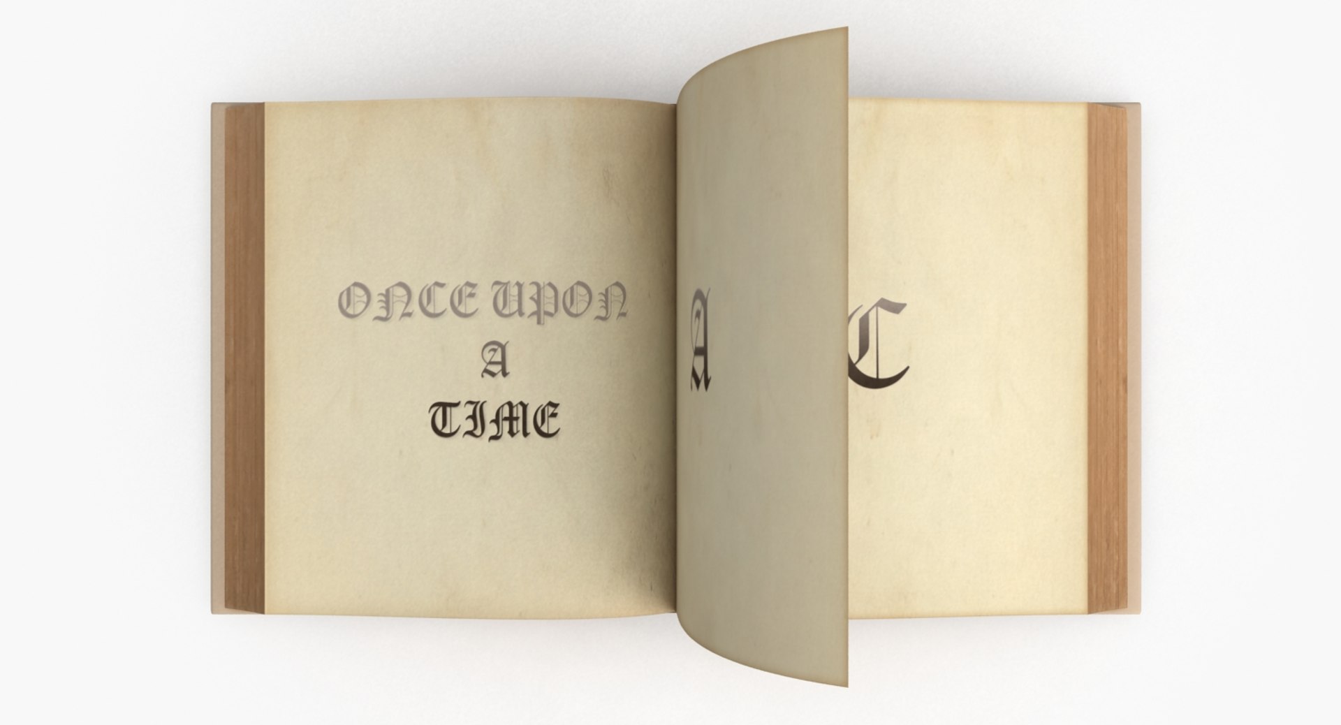 3d Book Animation Model