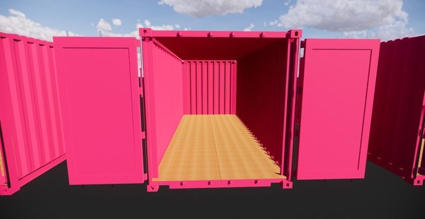 modelo 3d Revit Family Container Standard ISO 20 'y 40' - TurboSquid ...