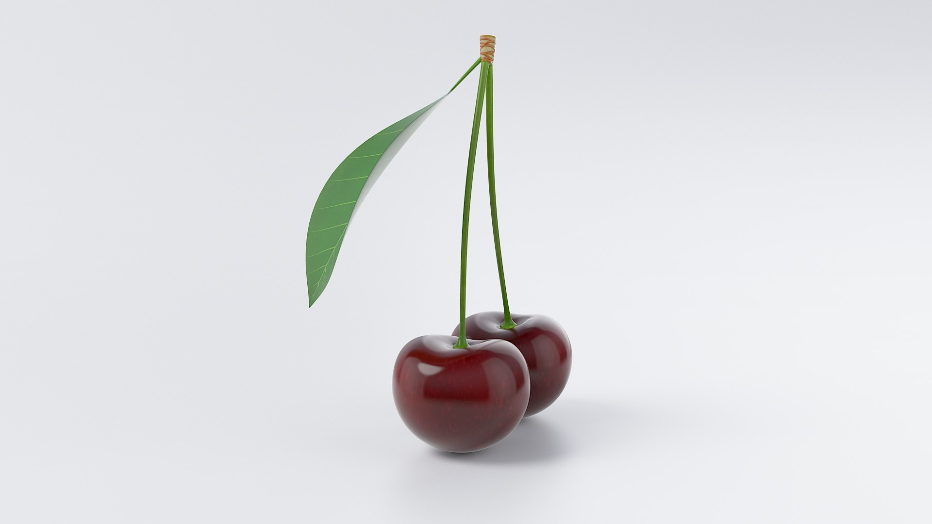 3D Cartoon Cherry - TurboSquid 2086549