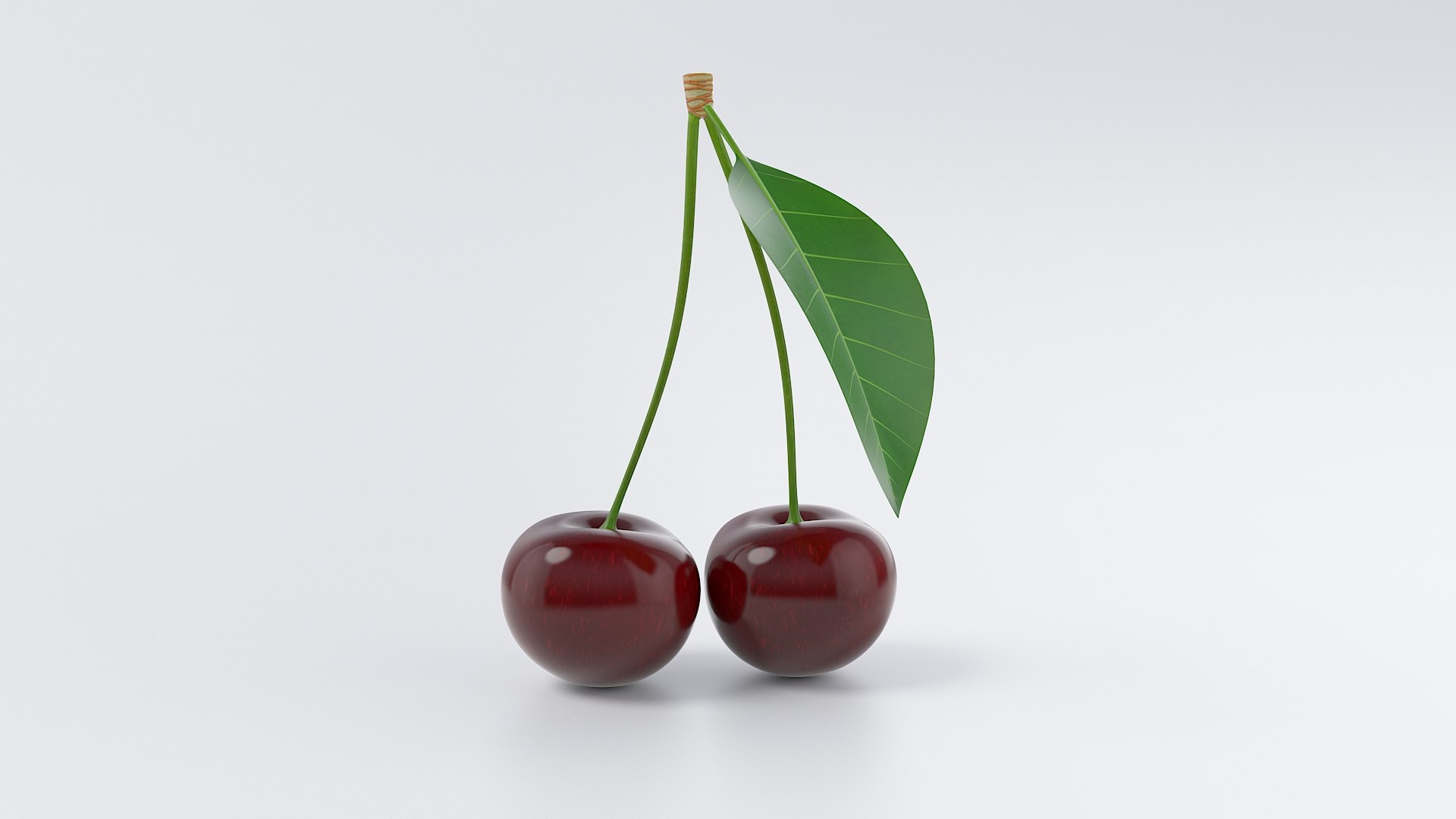 3D Cartoon Cherry - TurboSquid 2086549
