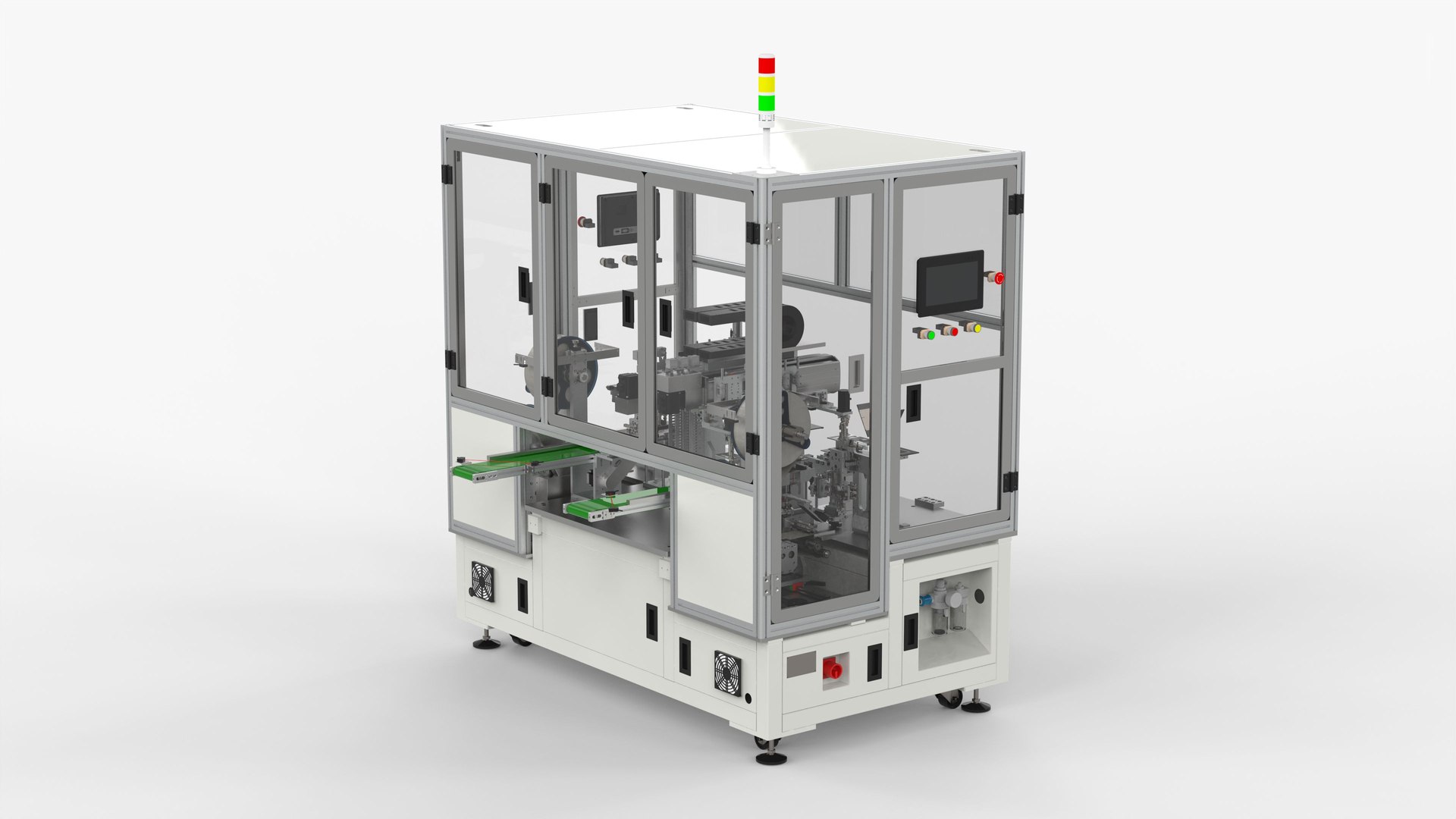 3D Automatic Double Station Sticker Handle Tape Machine - TurboSquid ...