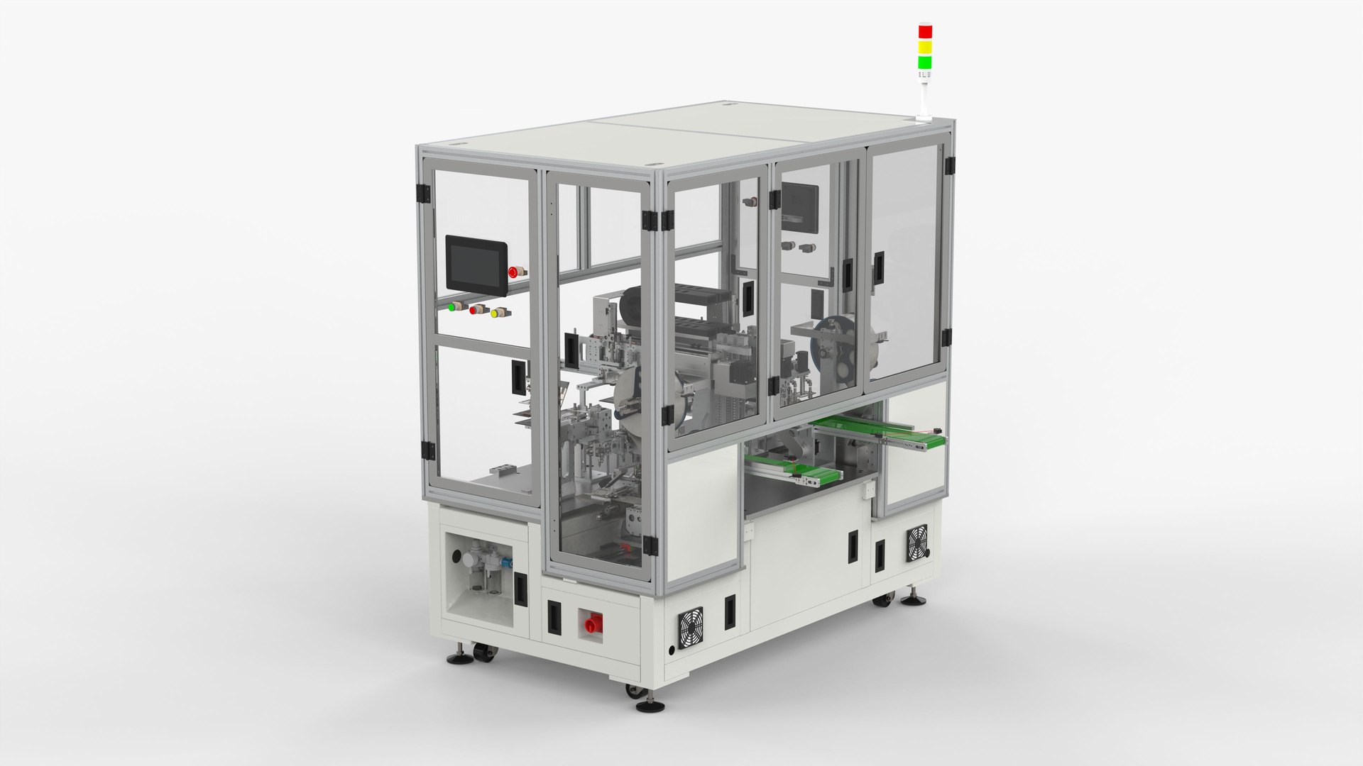 3D Automatic Double Station Sticker Handle Tape Machine - TurboSquid ...