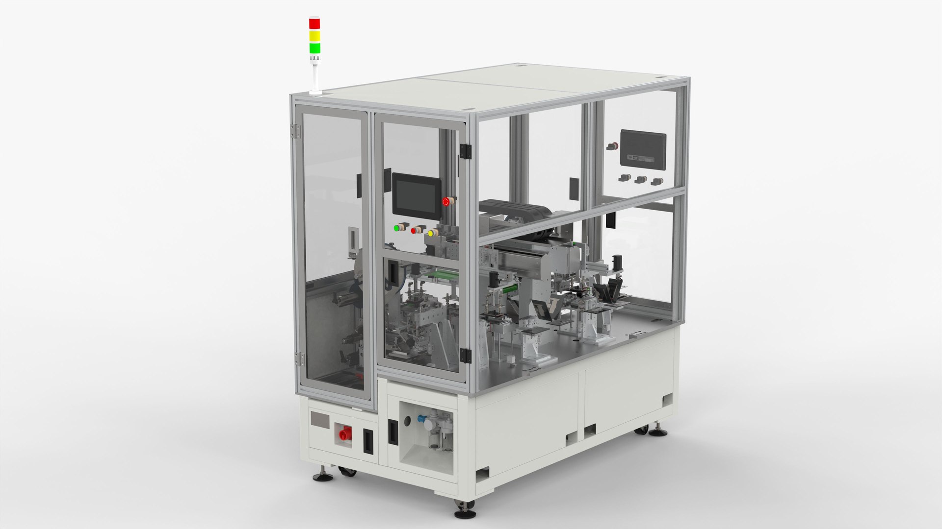 3D Automatic Double Station Sticker Handle Tape Machine - TurboSquid ...