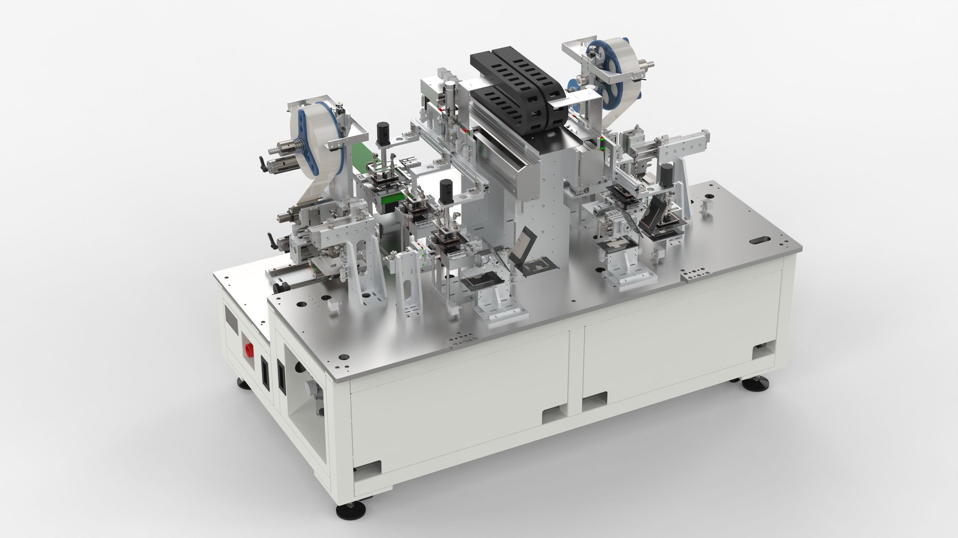 3D Automatic Double Station Sticker Handle Tape Machine - TurboSquid ...