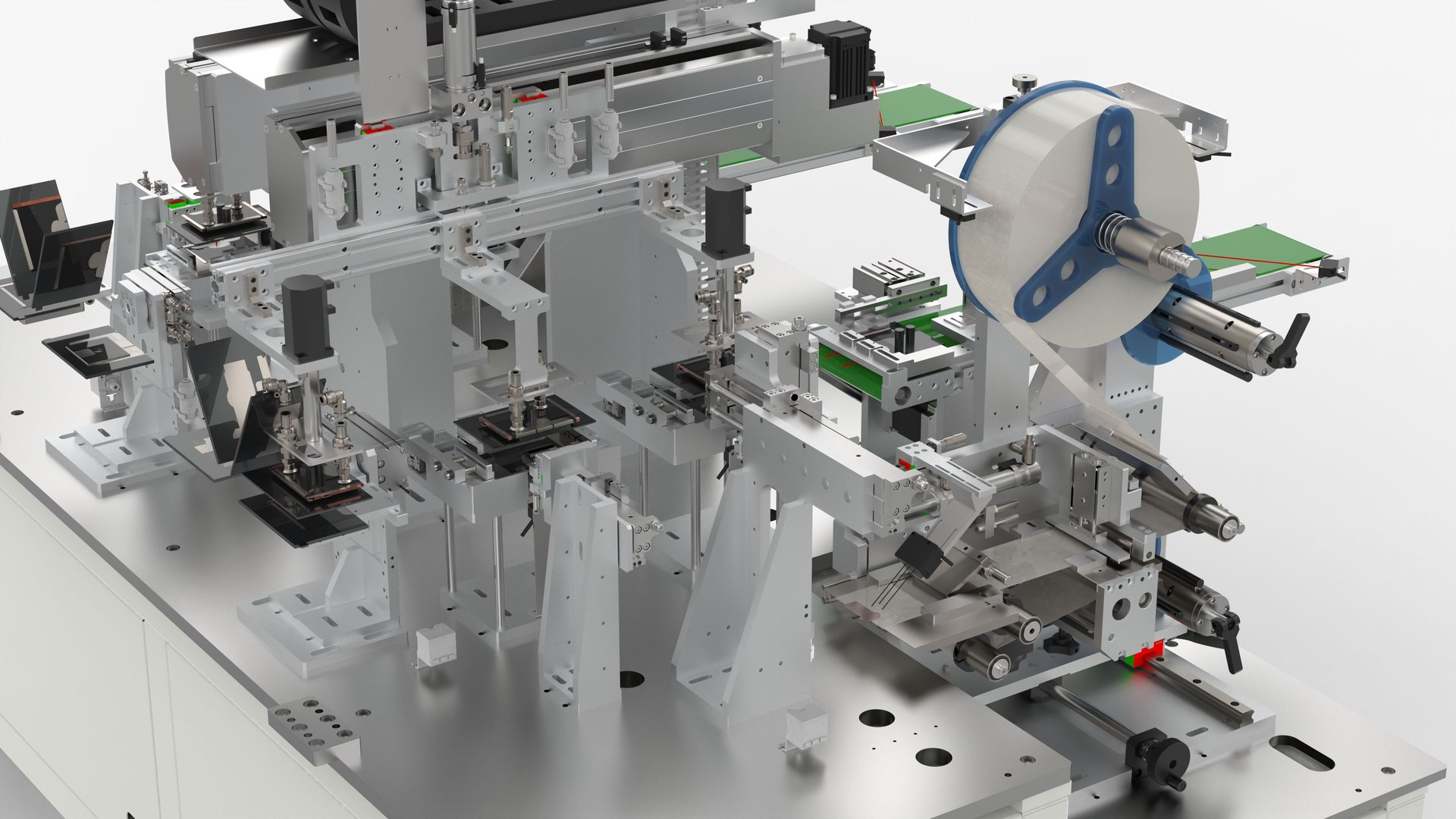 3D Automatic Double Station Sticker Handle Tape Machine - TurboSquid ...