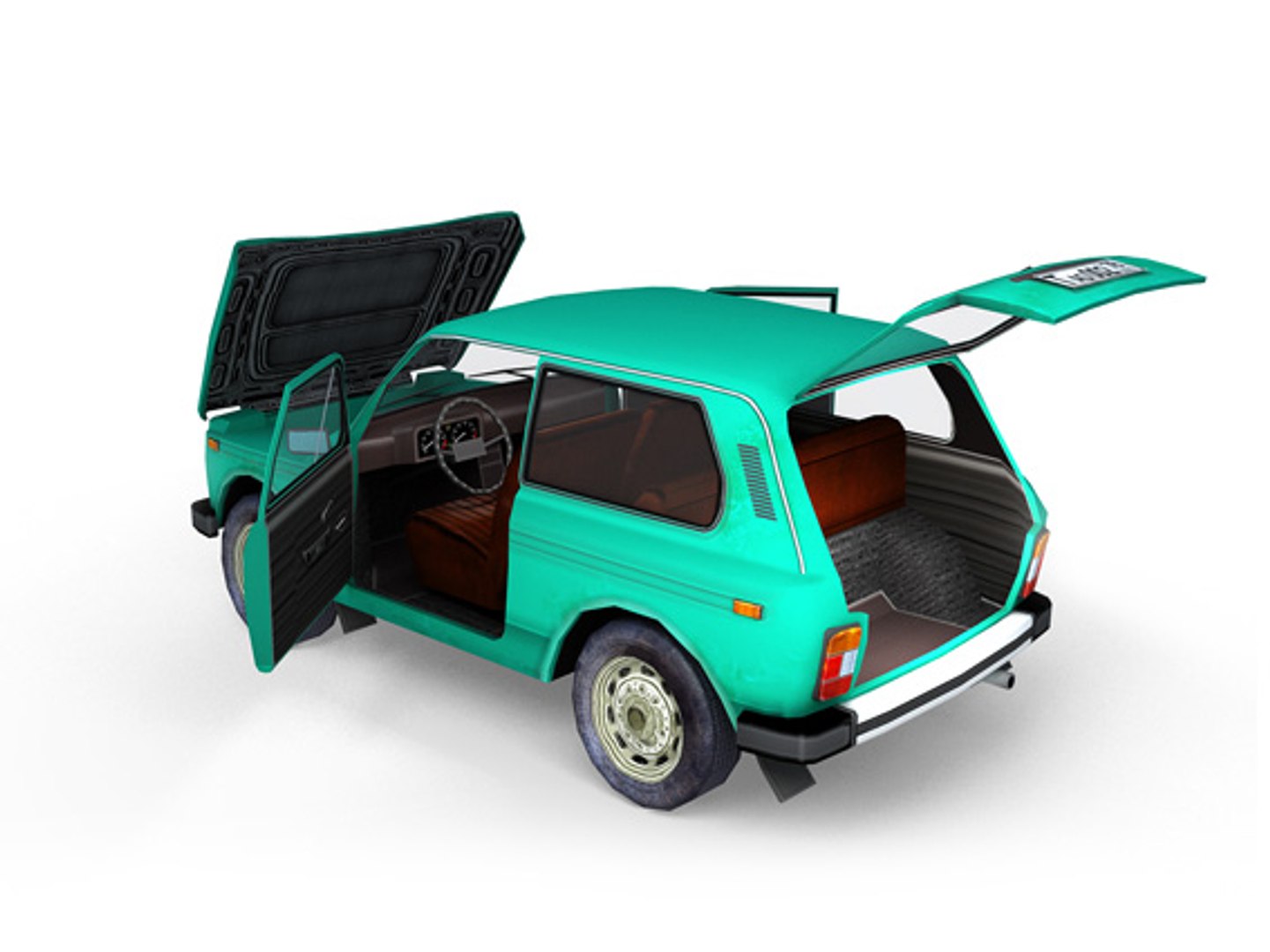 3d Model Vaz 2121
