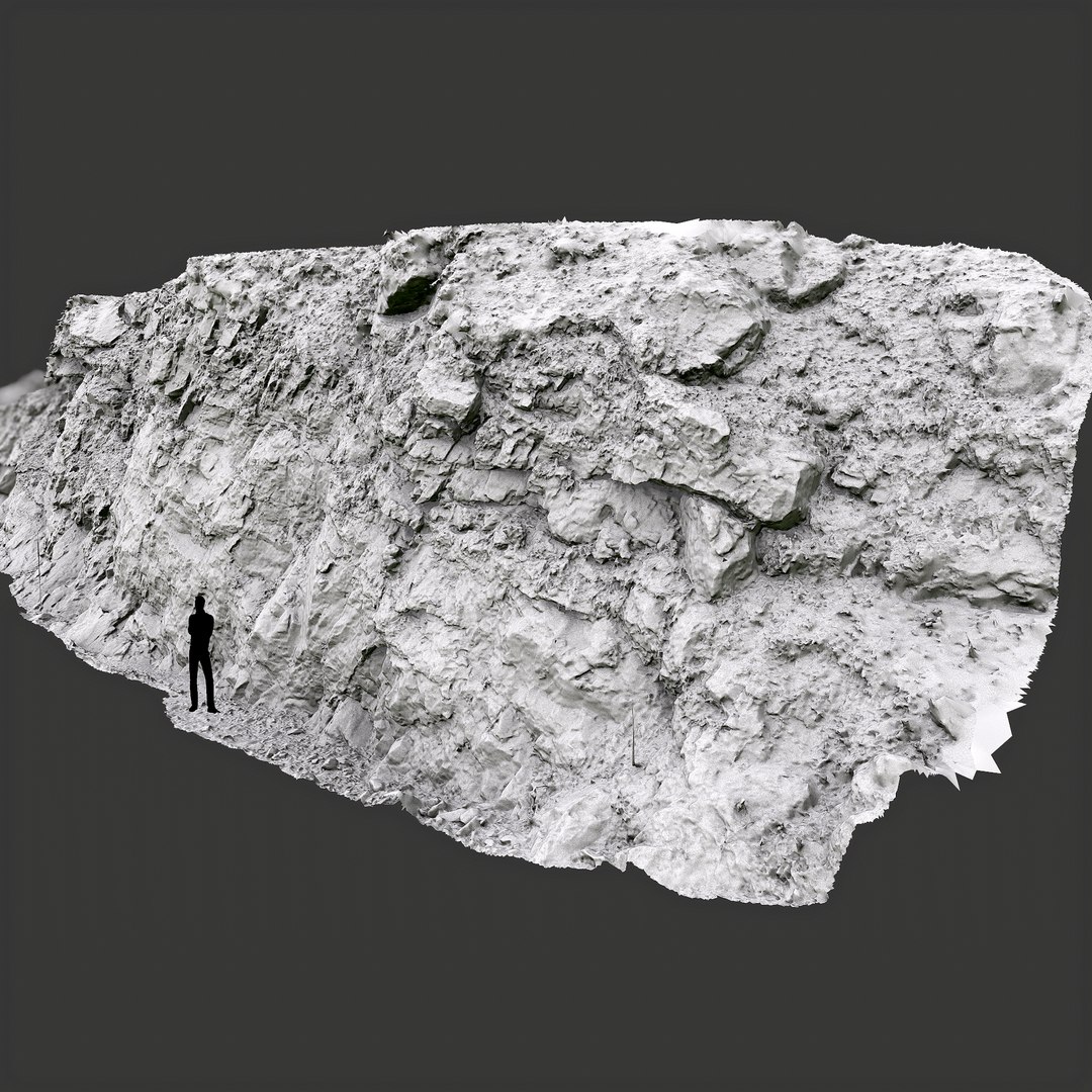 Scan Rock Wall 3D Model - TurboSquid 1634061