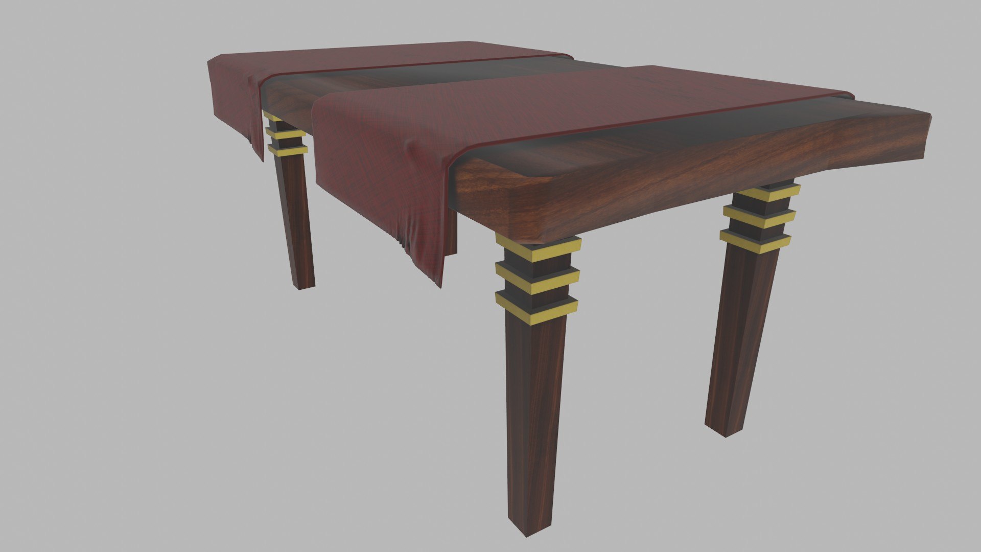 3D Wood stylized table - TurboSquid 1975067