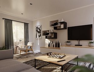 Download 3D Living Room Blender Models - TurboSquid