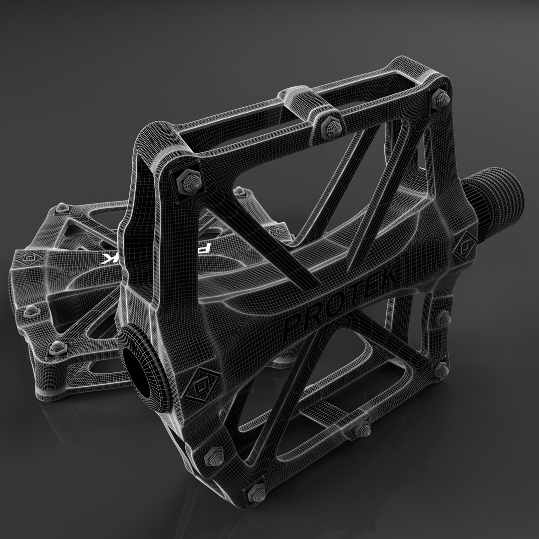 Pedals Bicycle 3d Model