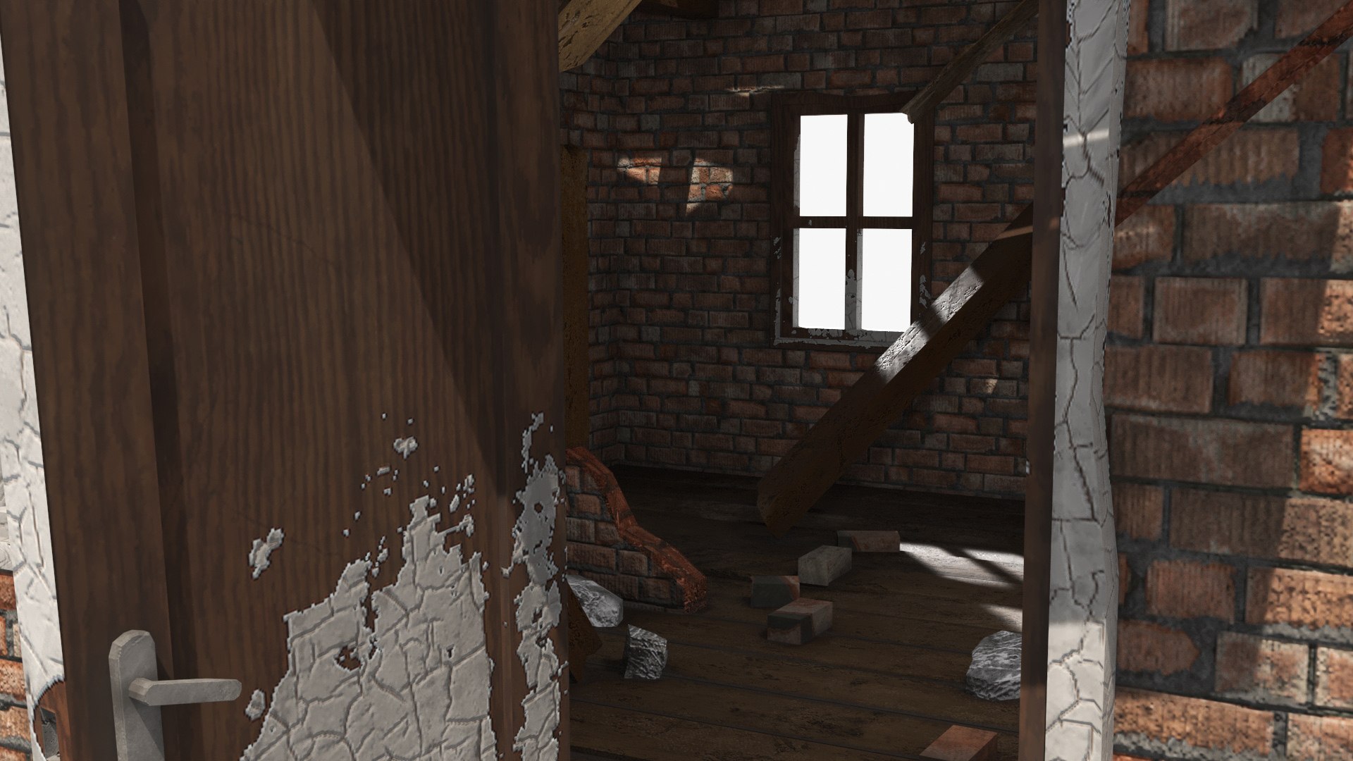 3D Zombie Chasing Survivor Woman - TurboSquid 2354720