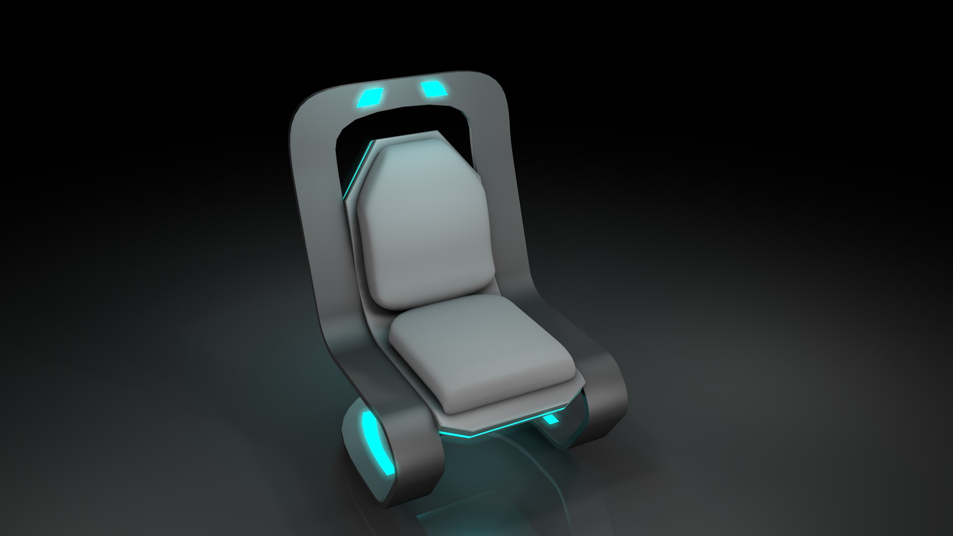 Sci Fi Chair 3D Model - TurboSquid 2516420
