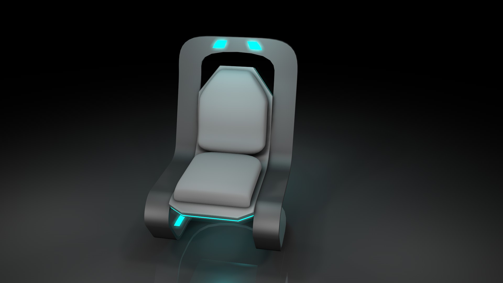Sci Fi Chair 3D Model - TurboSquid 2516420