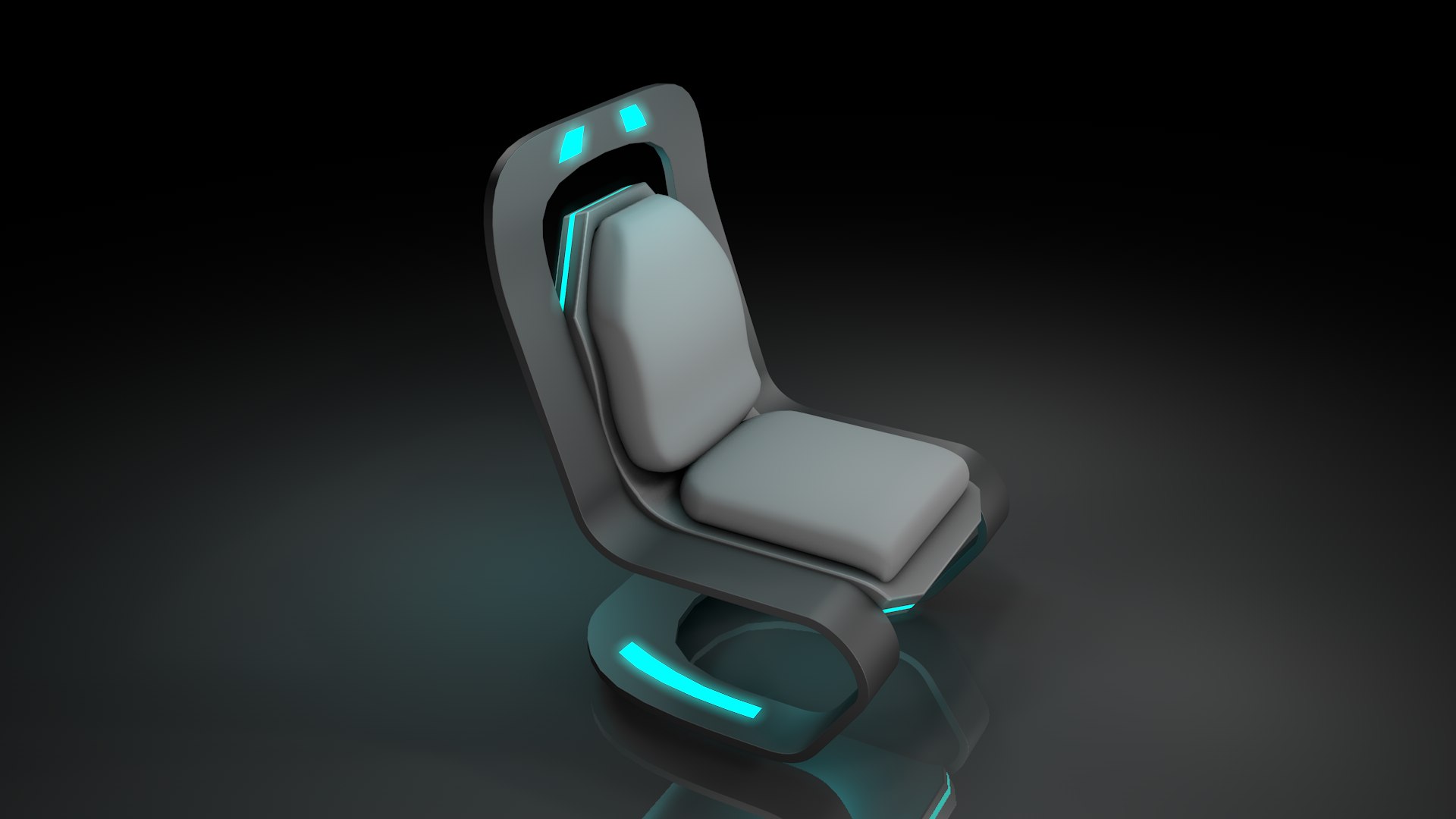 Sci Fi Chair 3D Model - TurboSquid 2516420