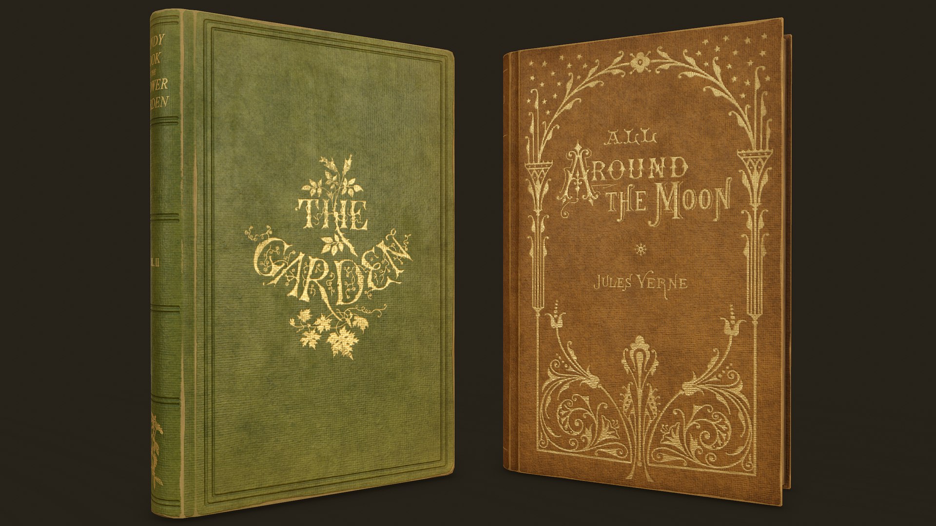 Old Books - PBR Game Ready 3D - TurboSquid 1996167