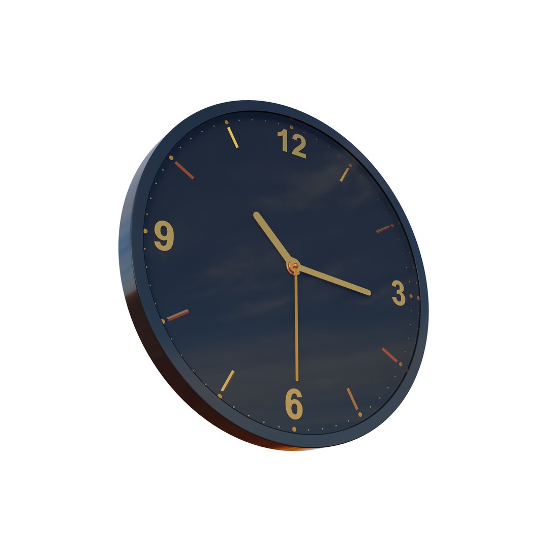 3D Simple Clock - TurboSquid 2017658