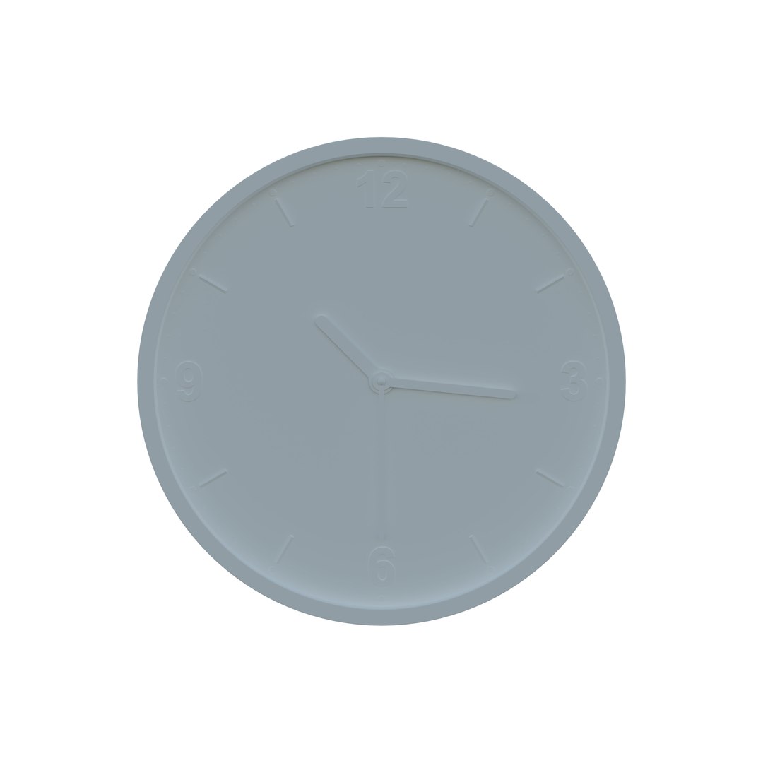 3D Simple Clock - TurboSquid 2017658