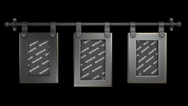 3d wall mounted picture frame model