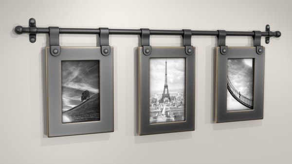 3d wall mounted picture frame model