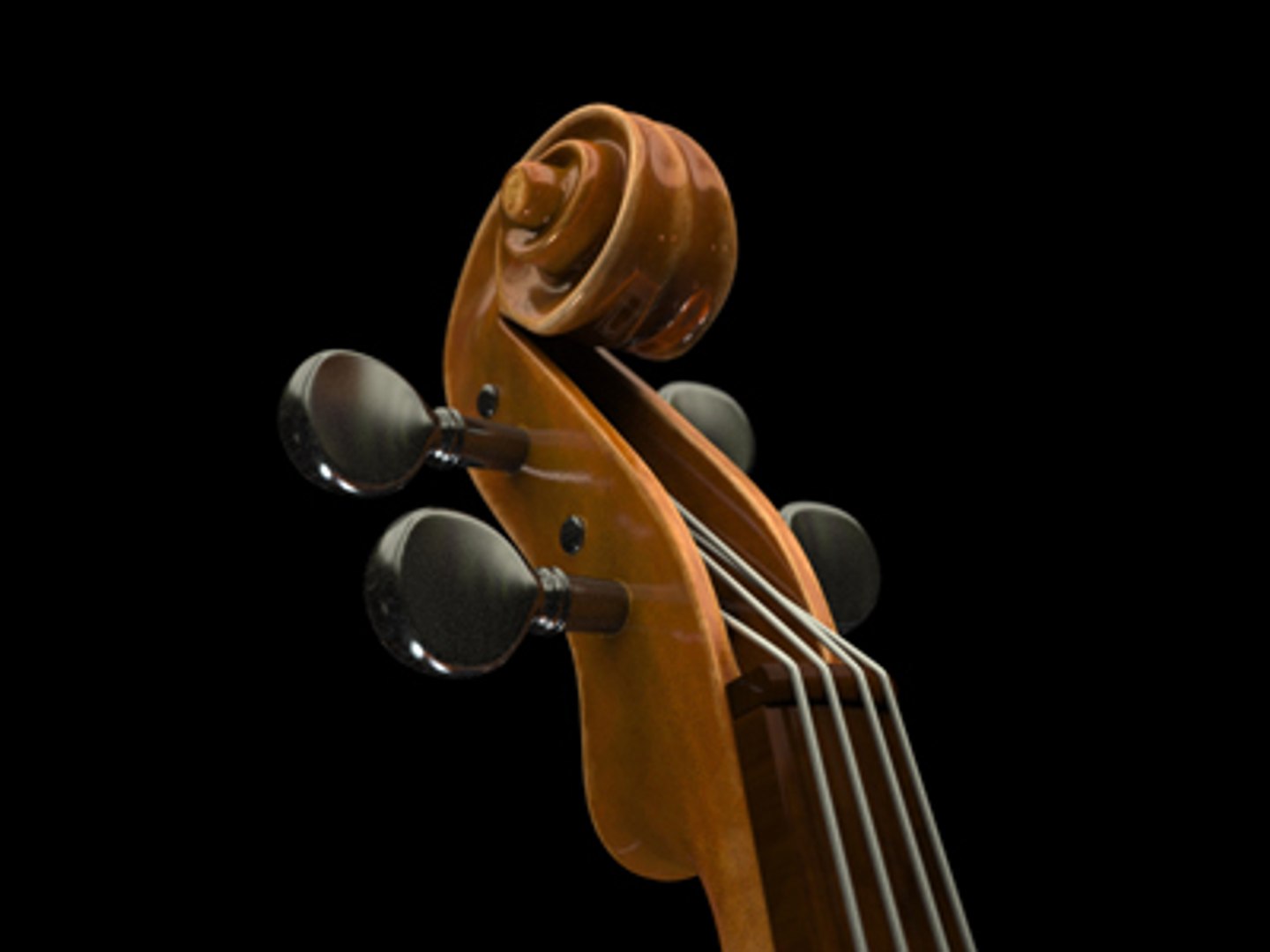 3d Violin Model