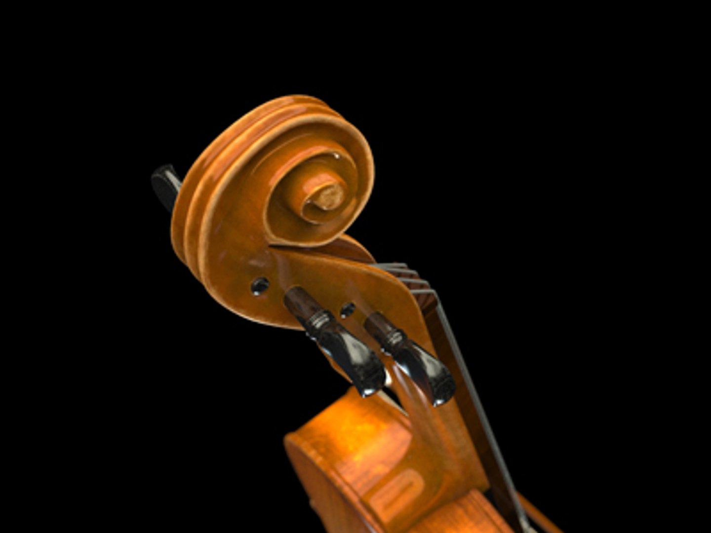 3d Violin Model