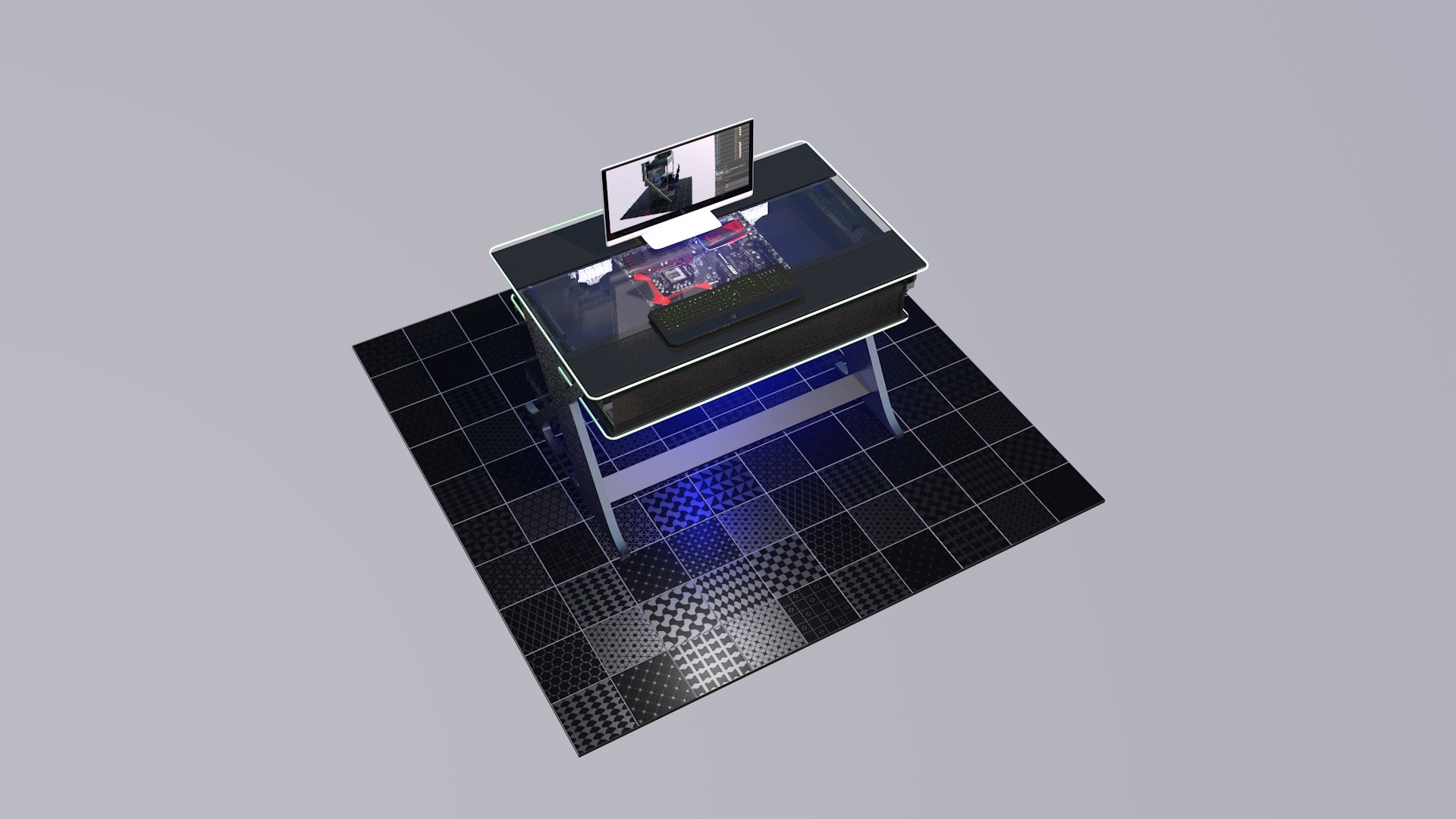 3D Gaming Table CPU Model - TurboSquid 1727696