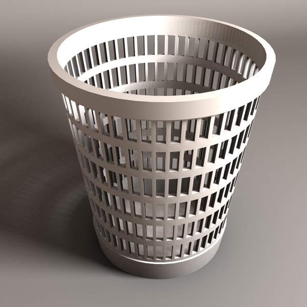 3d model garbage bin