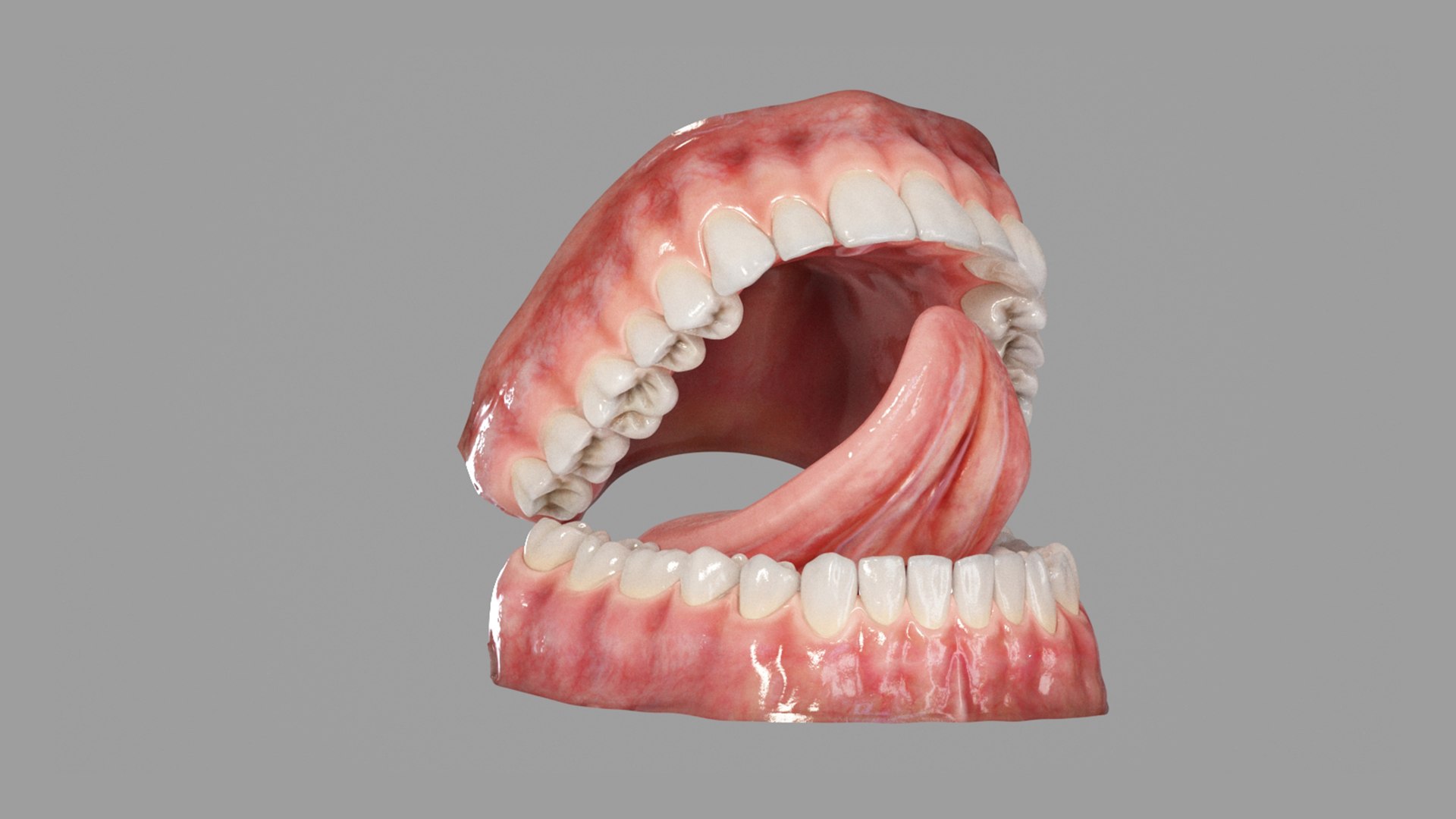 Realistic Human Mouth Tongue 3D Model - TurboSquid 1444742