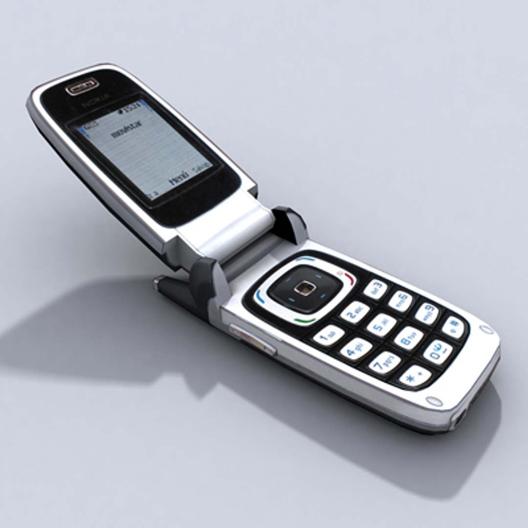 3d Nokia 6103 Cell Phone Model
