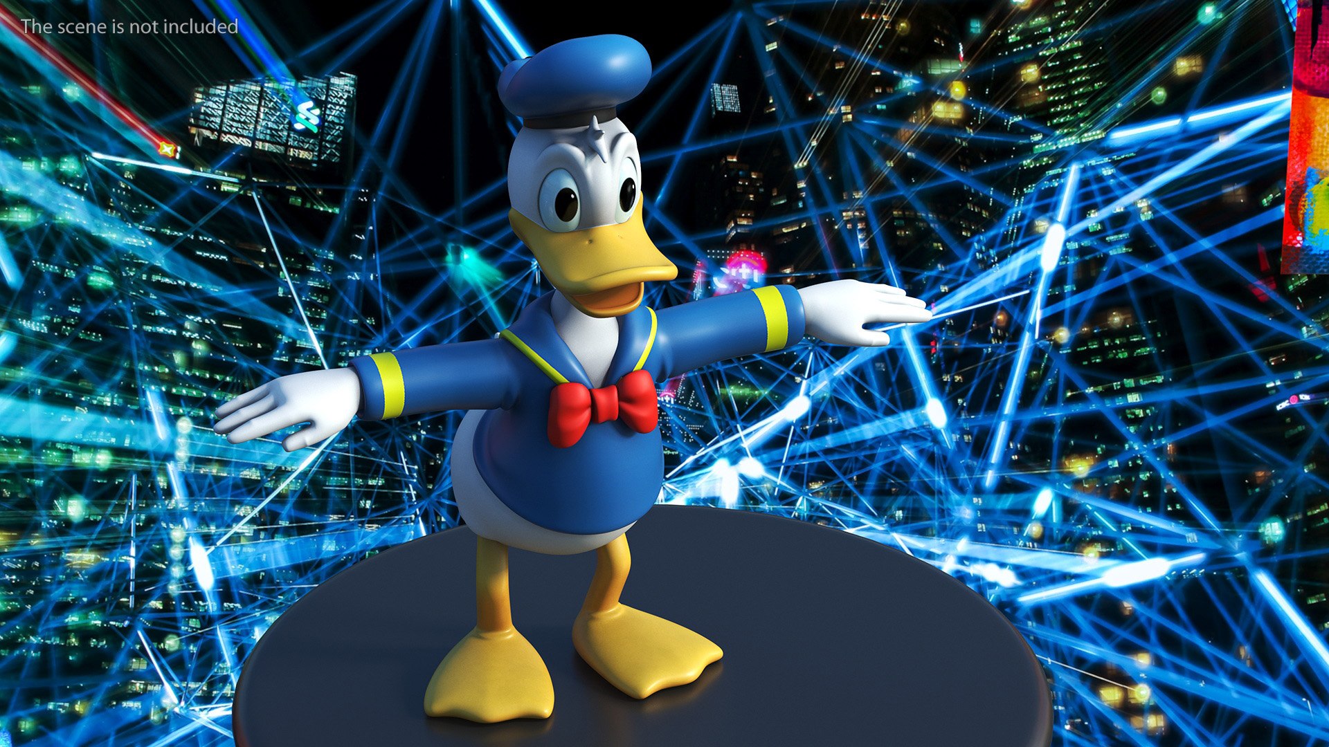 3D Disney Character Donald Duck Rigged For Maya - TurboSquid 2121495