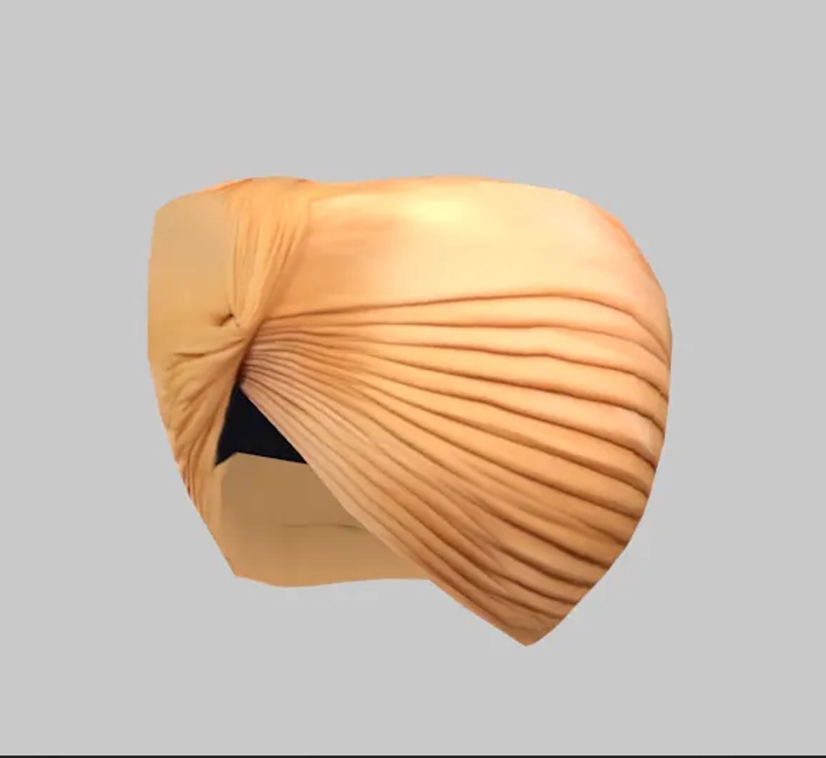 Punjabi Patiala Shahi Turban Model - TurboSquid 1526184