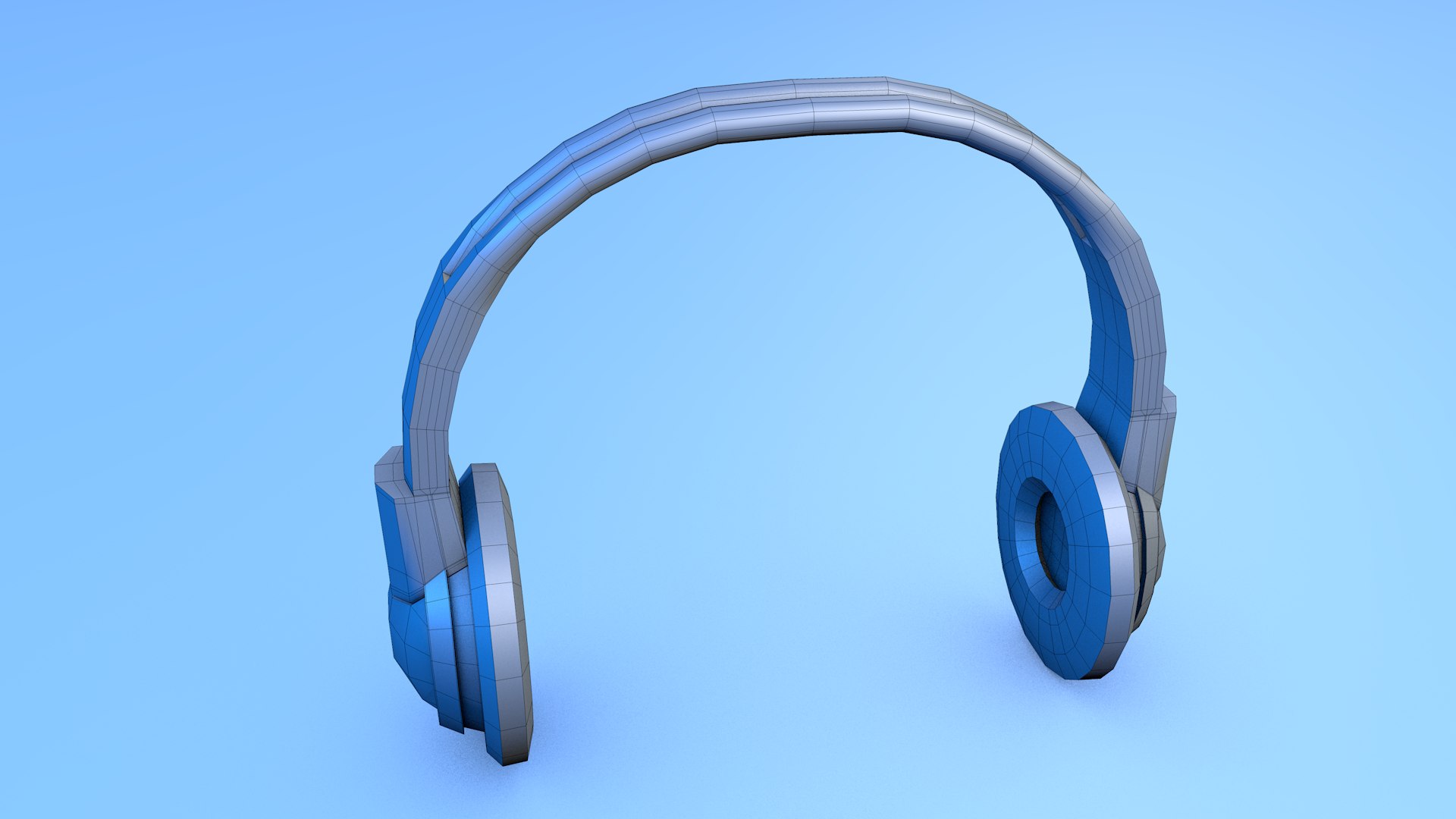 Headphones Cartoon 3D Model - TurboSquid 2044935