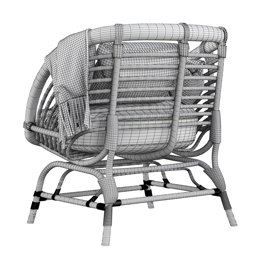 IKEA BUSKBO Armchair 3D Model - TurboSquid 1755556
