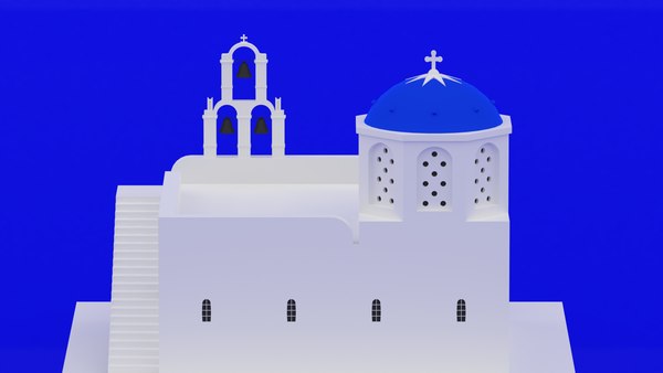 3D Santorini Models | TurboSquid