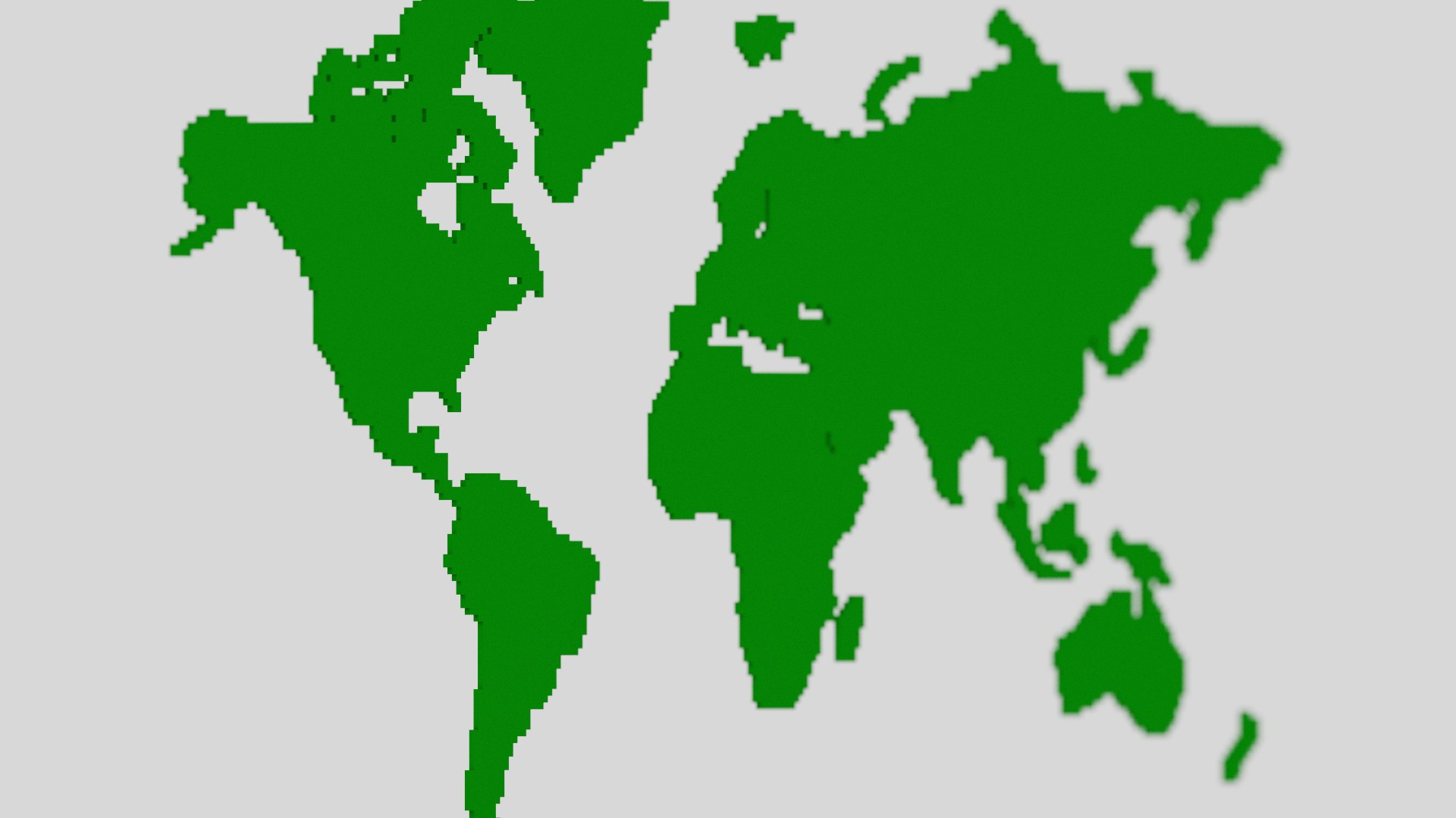 3D Pixel World Map Model - TurboSquid 2068981